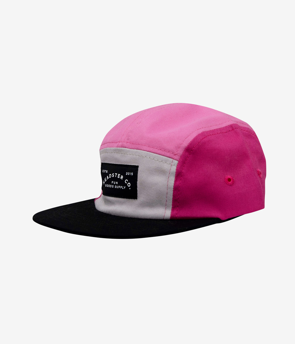 Colorblock 5 Panel - Fuchsia – HEADSTER KIDS